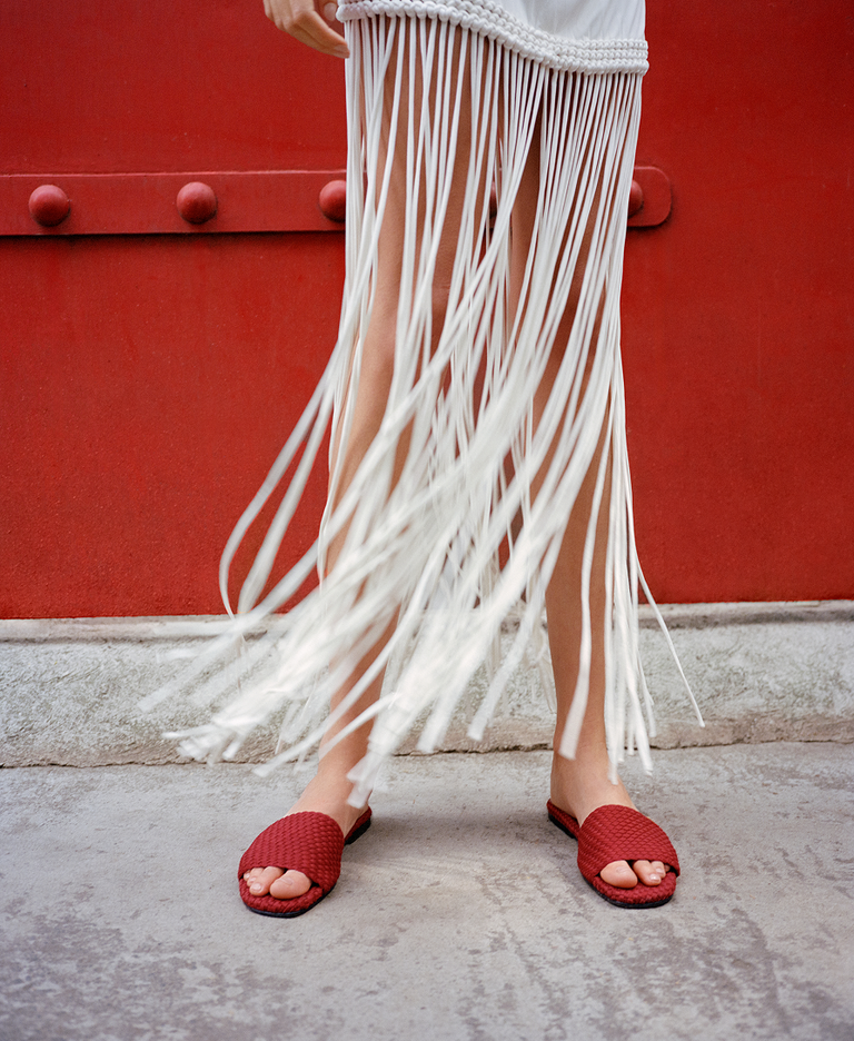 St. Barths Large Tote Dip Dyed | Java